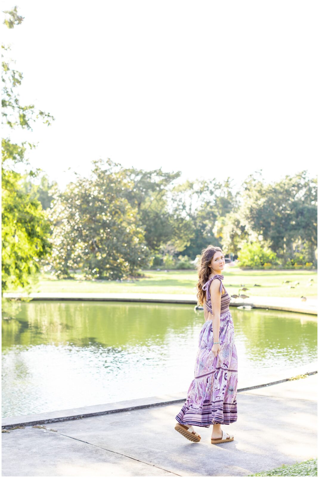 Kennedi's Fall Senior Portraits at Hampton Park | Hope Taylor Photography