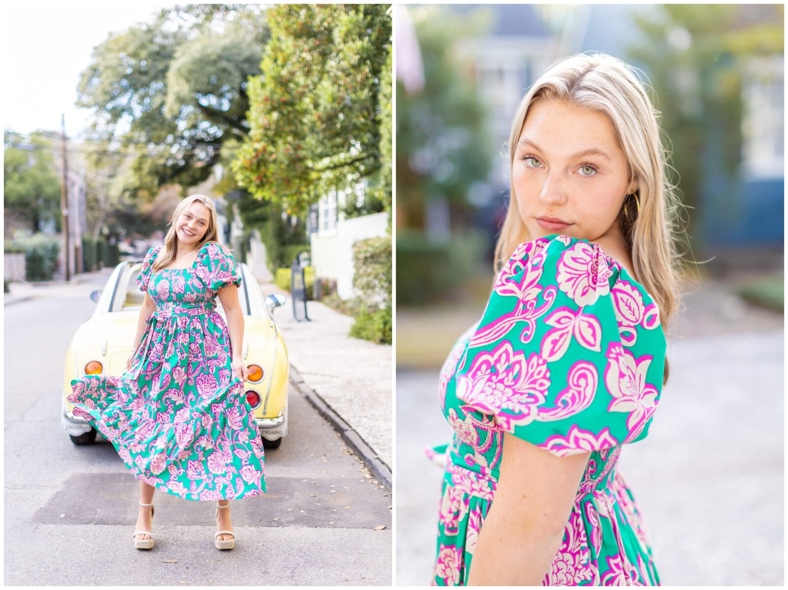 Mary Caroline's Savannah Senior Session in Washington Square | Hope ...