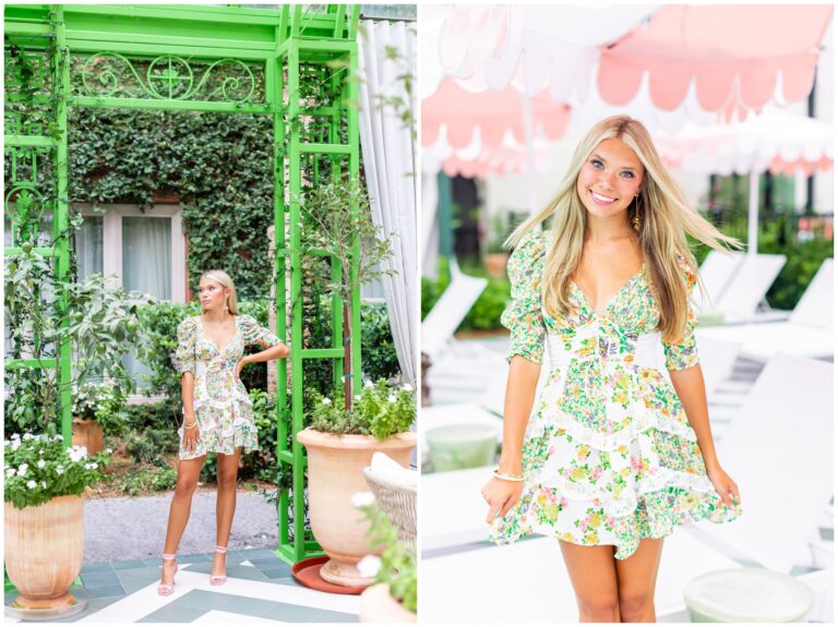 Hannah's Savannah Senior Portraits at Hotel Bardo | Hope Taylor Photography