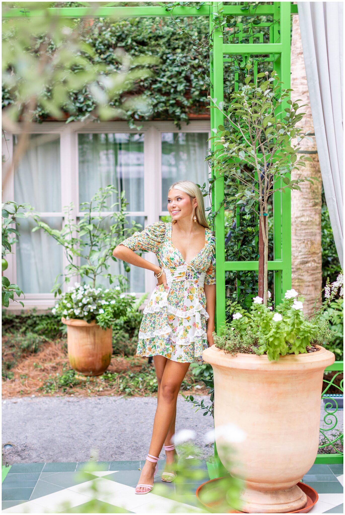 Hannah's Savannah Senior Portraits at Hotel Bardo | Hope Taylor Photography