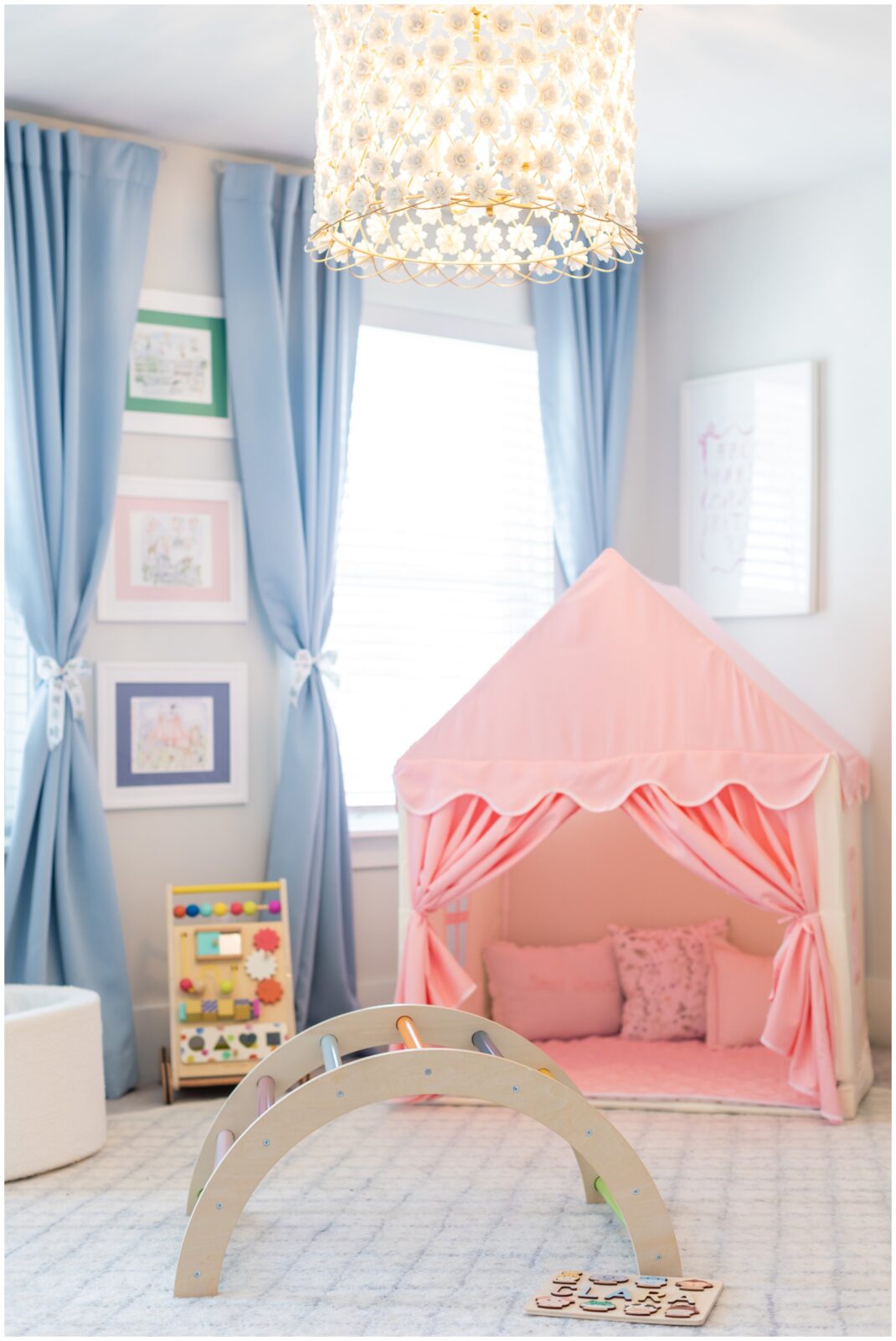 Pastel Girly Playroom Inspiration | Hope Taylor Photography