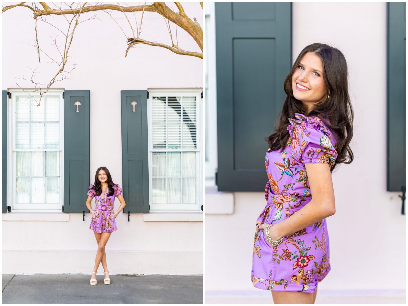 Abby's Spring Senior Portraits at Hampton Park | Hope Taylor Photography