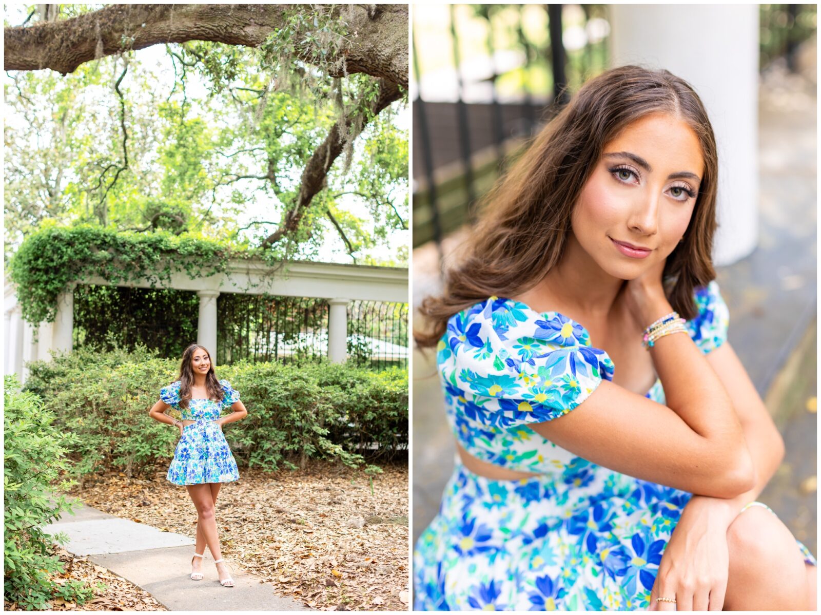 Caitlyn's Spring Senior Portraits at Forsyth Park + Tybee | Hope Taylor ...